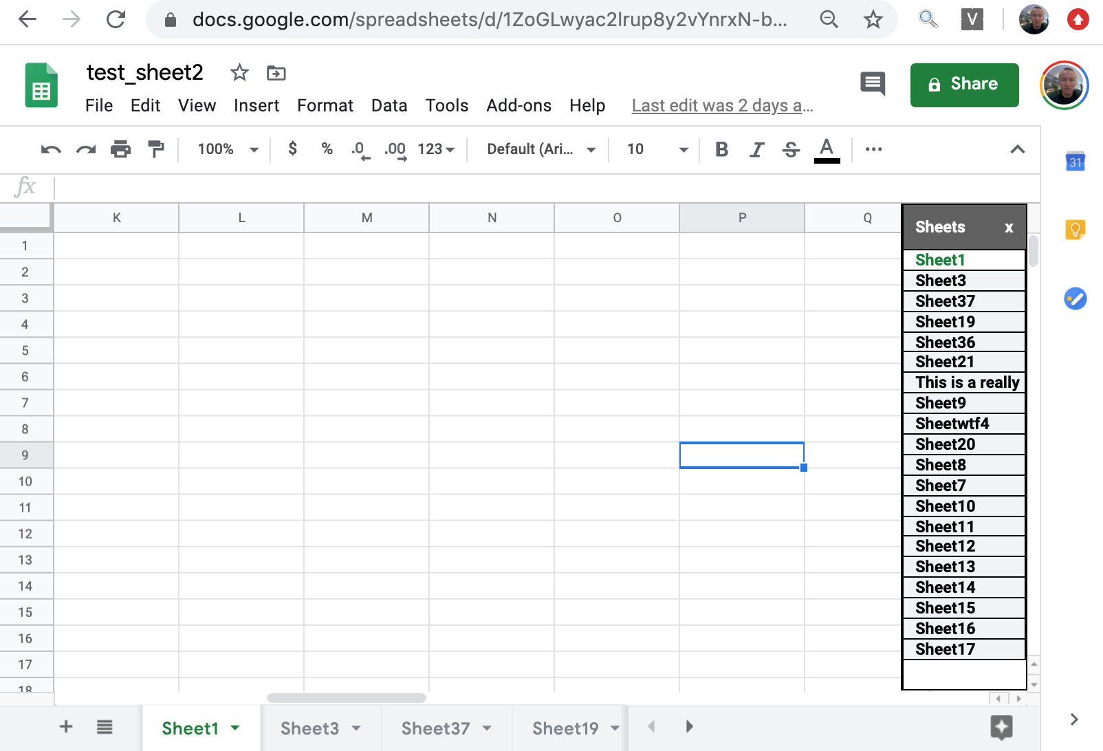 Vertical Sheet Tabs In Google Sheets Jim Hokanson